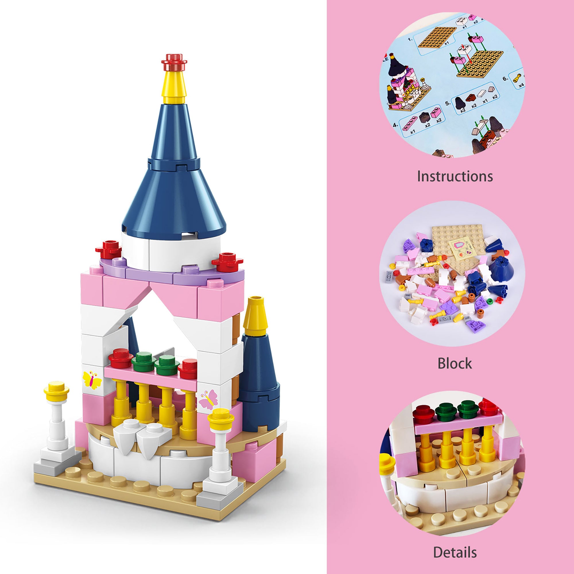 Princess Castle Building Blocks l Best Block Toys l PopFun