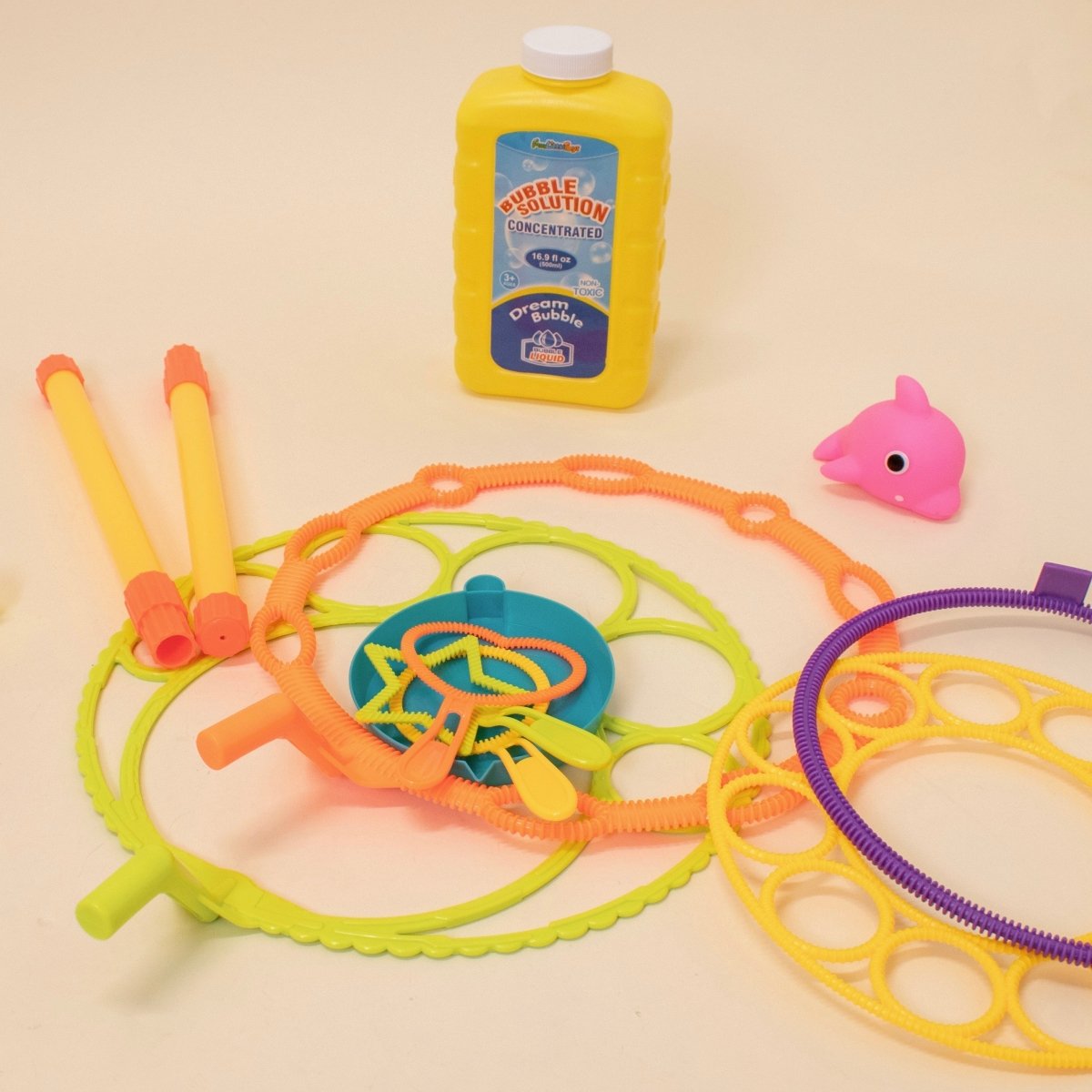 14 Pcs Big Bubbles Maker with Bubble Solutions | PopFun