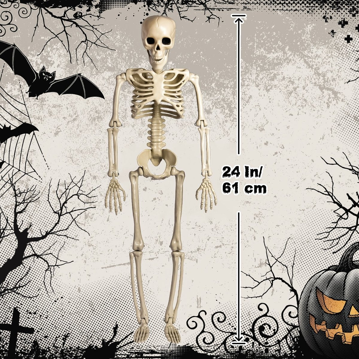 24" Adjustables Skeleton Prop | PopFun