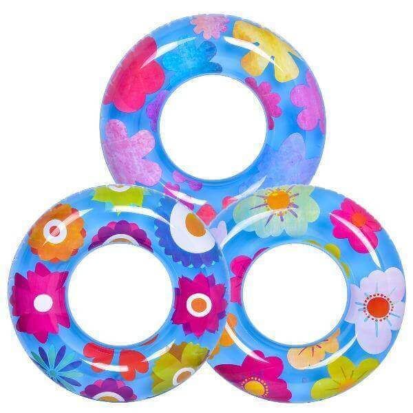 3-Pack Tube Rings | Swimming Tube Ring | PopFun