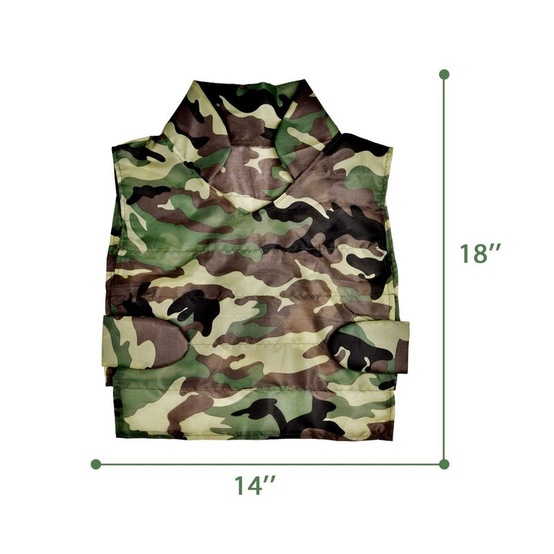 Army Pop-Up Play Tent with Vest | PopFun