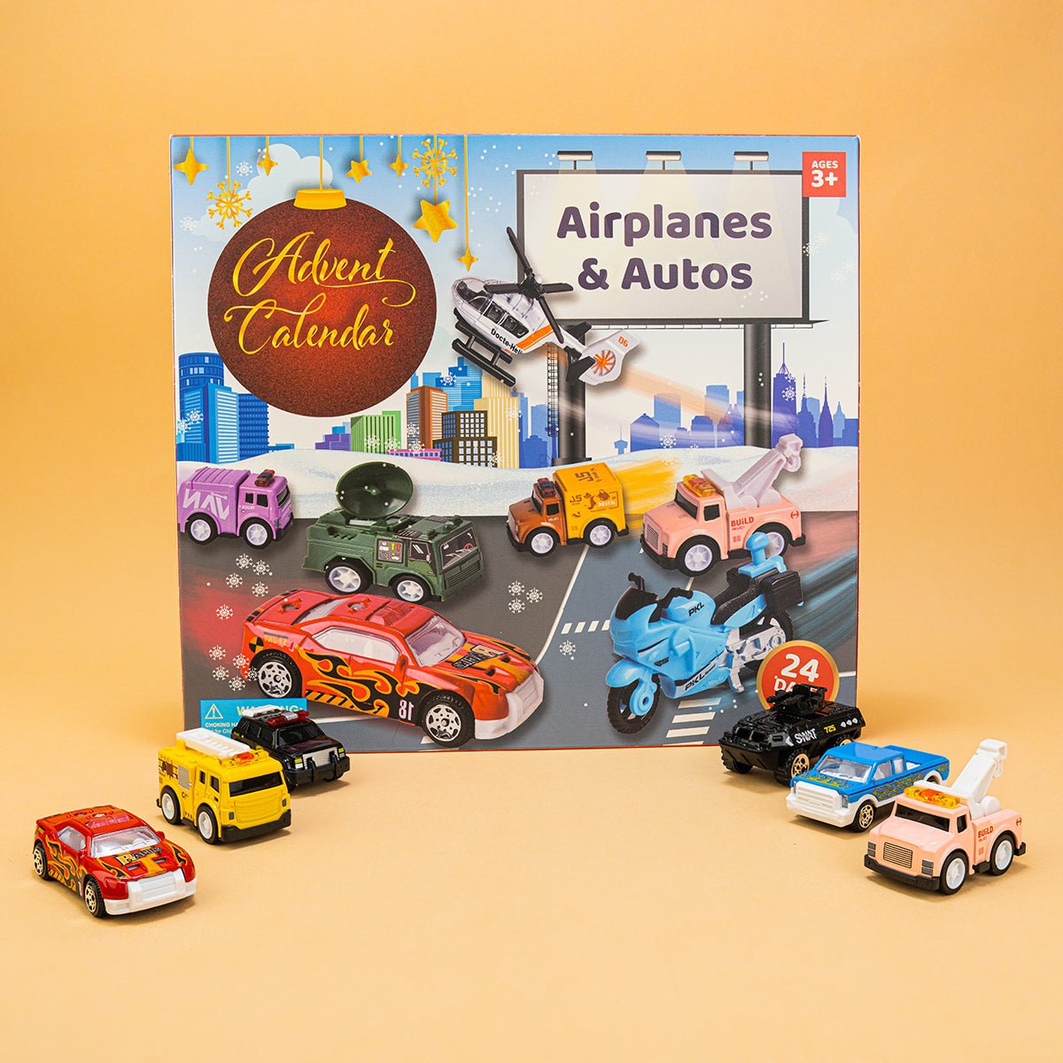 Christmas Surprise Countdown Advent Calendar with Cars | PopFun