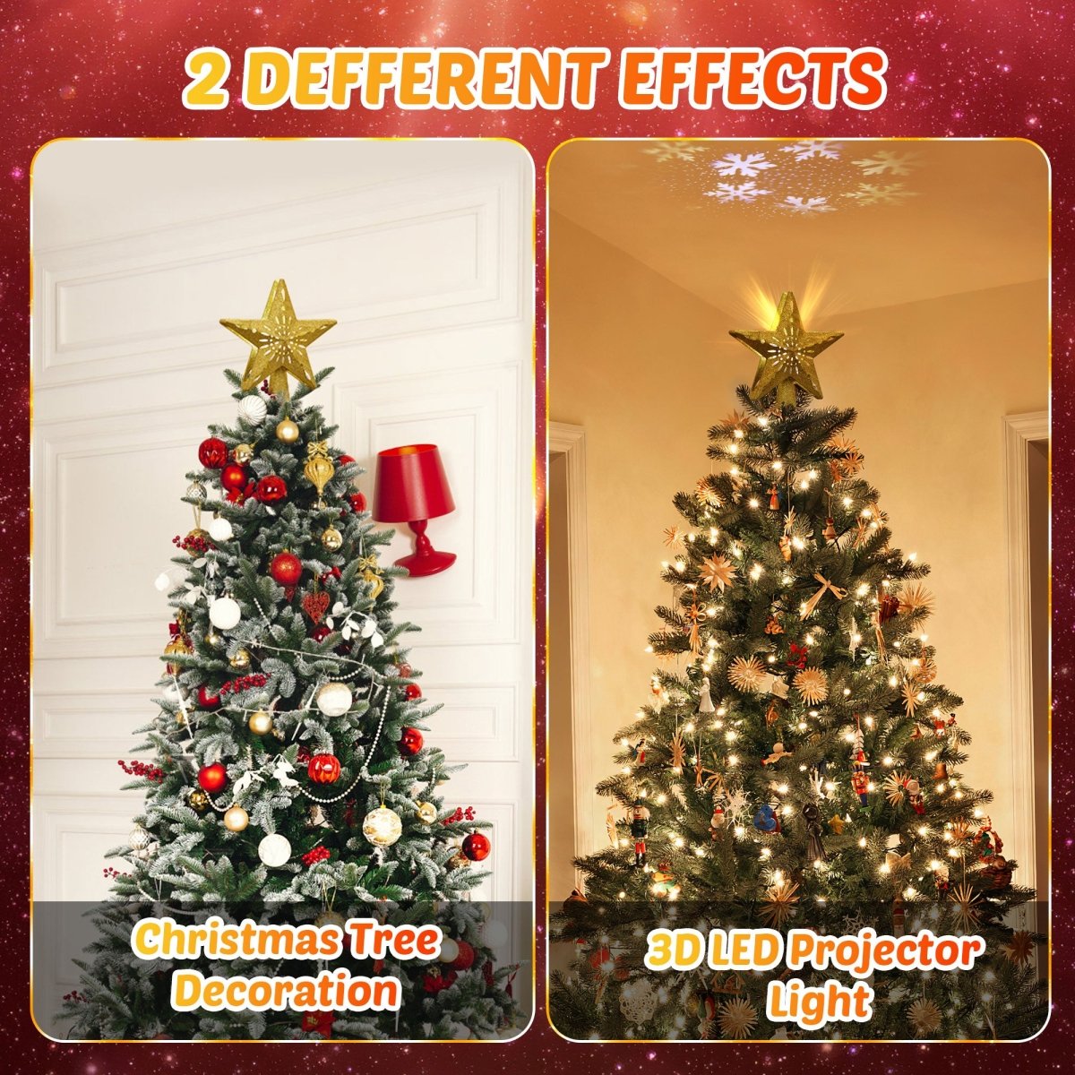 Christmas Tree Topper Projector | PopFun