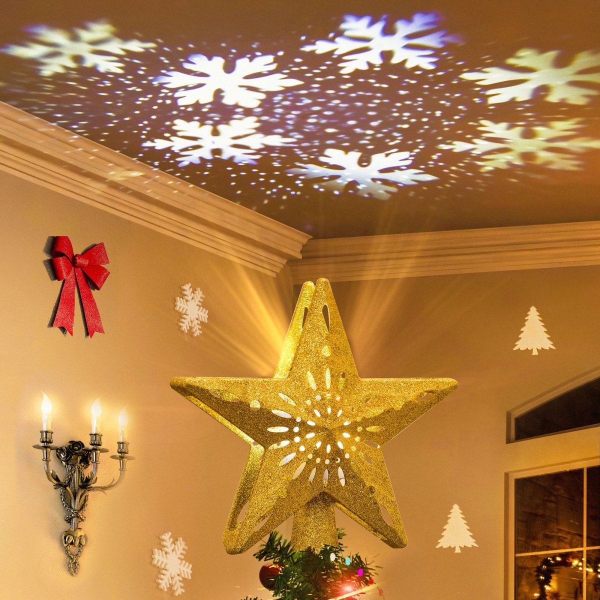 Christmas Tree Topper Projector | PopFun