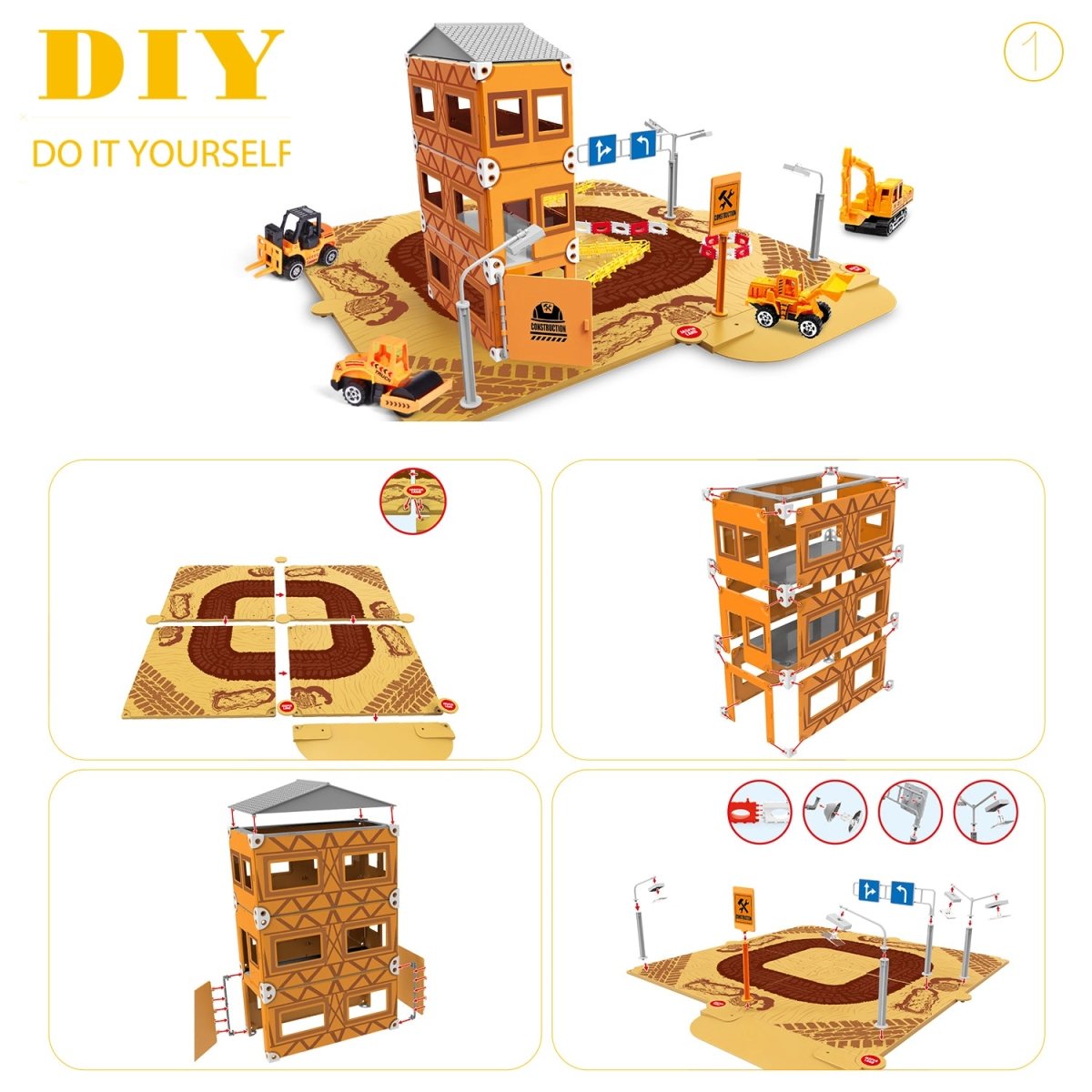 Construction Building Kit Toyset | PopFun