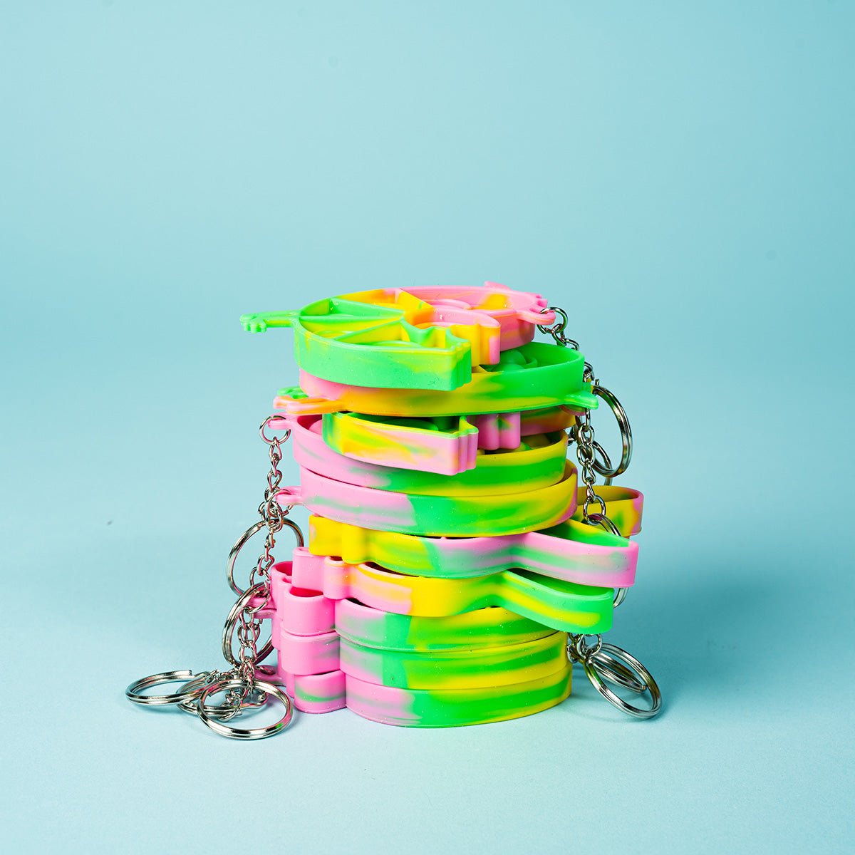 Easter Themed Keychain Popper Fidgets 12 Pcs | PopFun