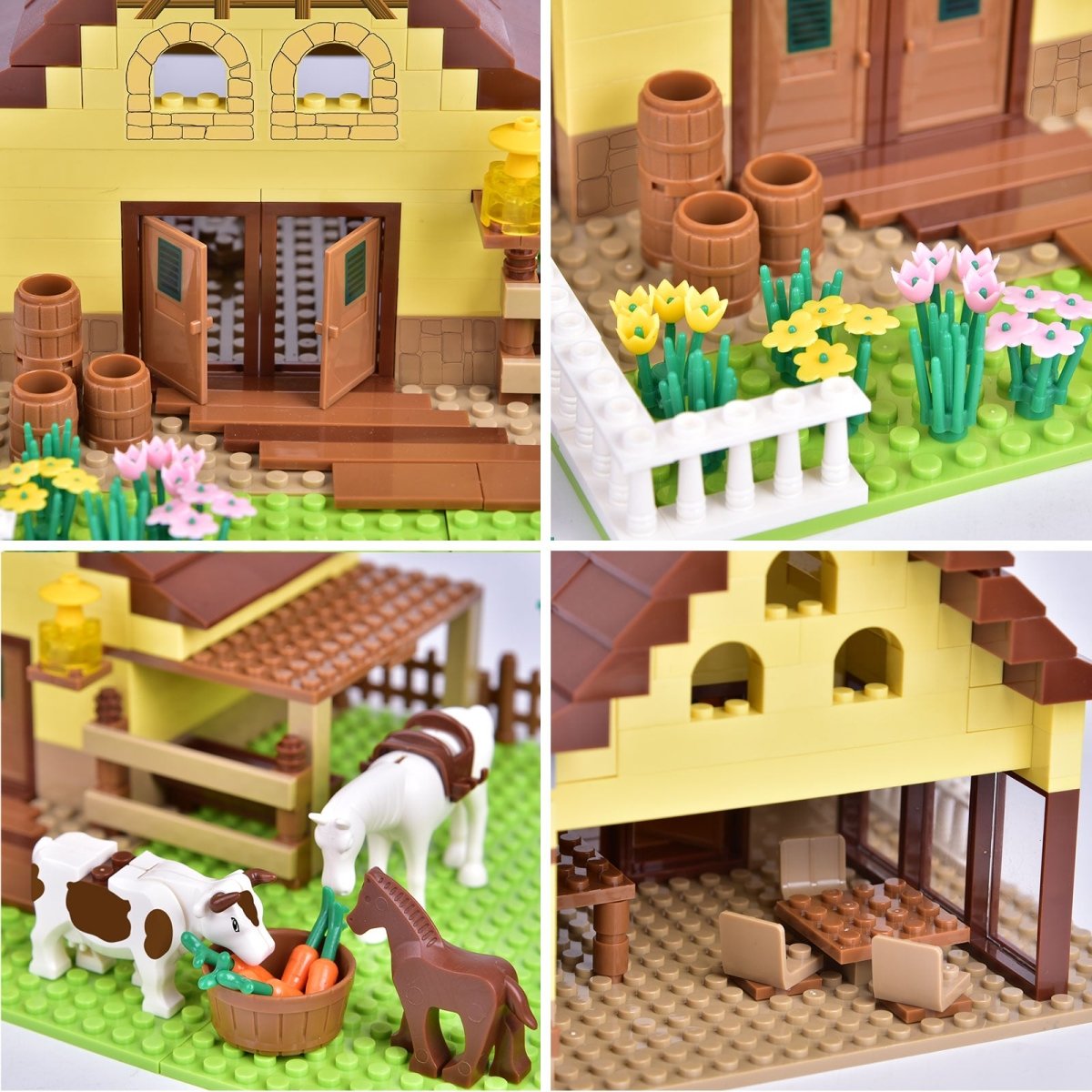 Farm Building Blocks l Kids Building Toys l PopFun
