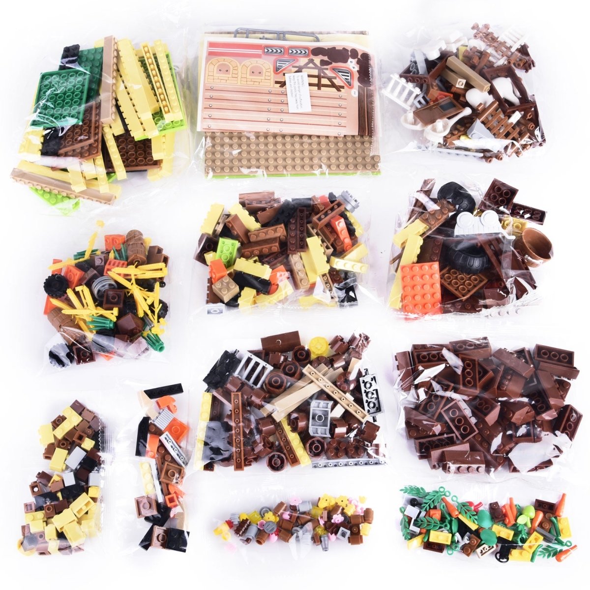 Farm Building Blocks l Kids Building Toys l PopFun