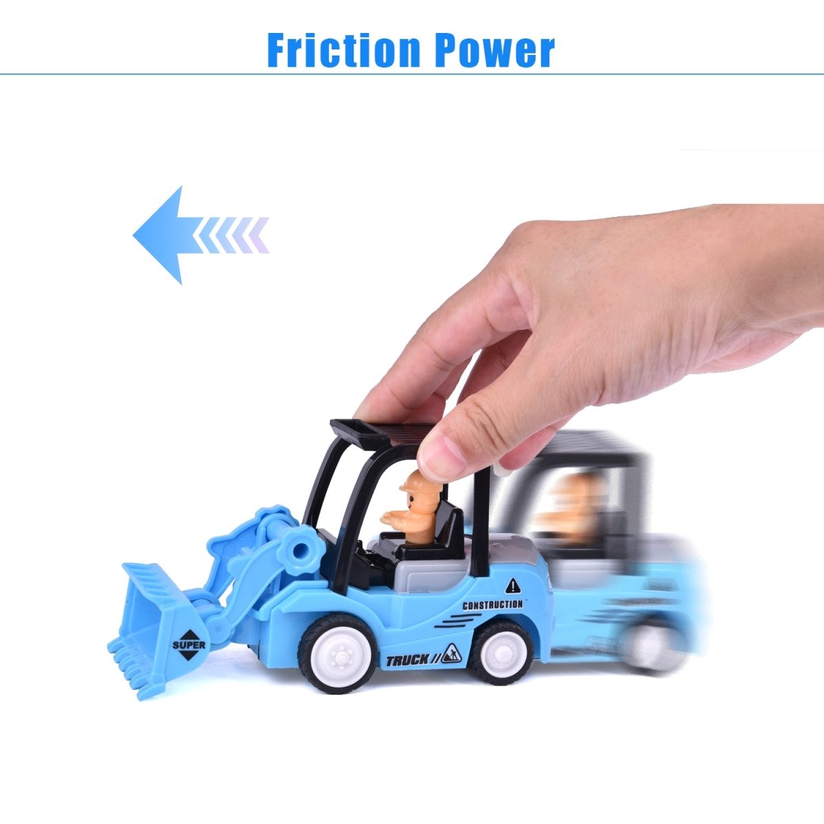Friction Powered Construction Truck Car l PopFun
