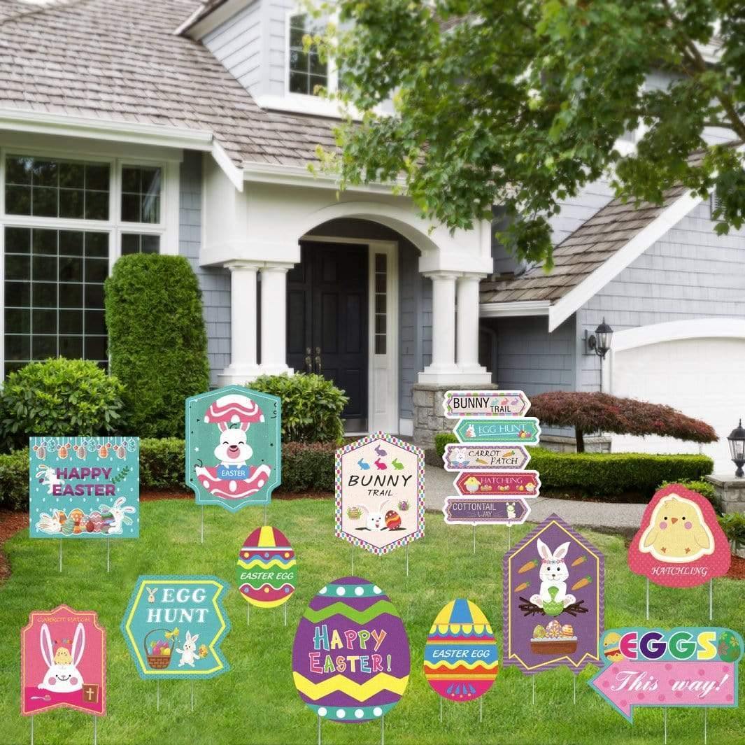 Easter Yard Stakes l Holiday Decor | PopFun