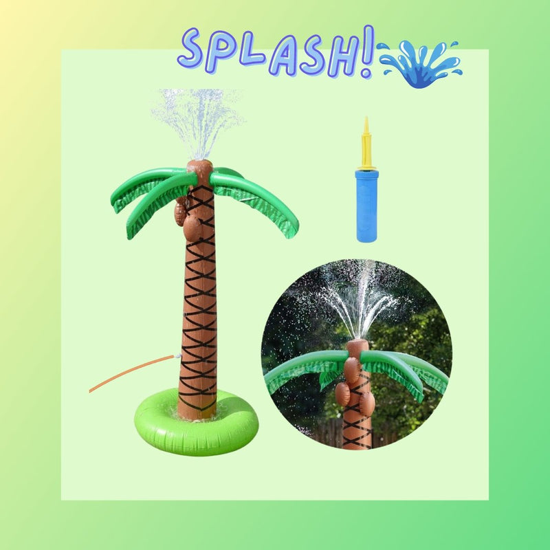 Inflatable Palm Tree Sprinkler | PopFun