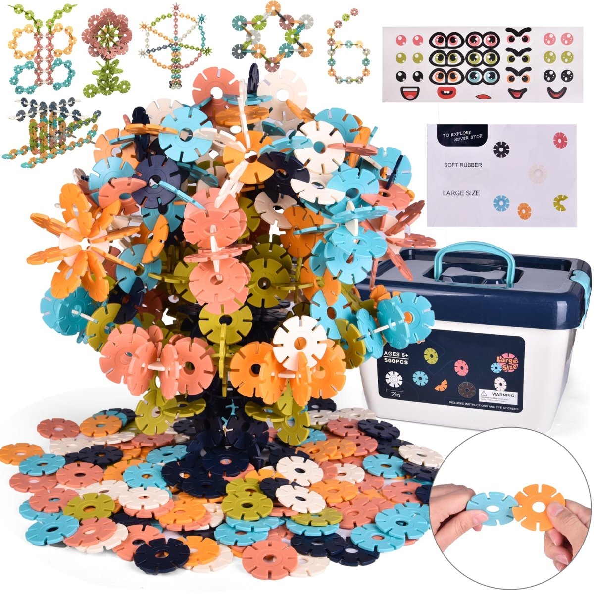 Interlocking Snowflake Toy Set | PopFun