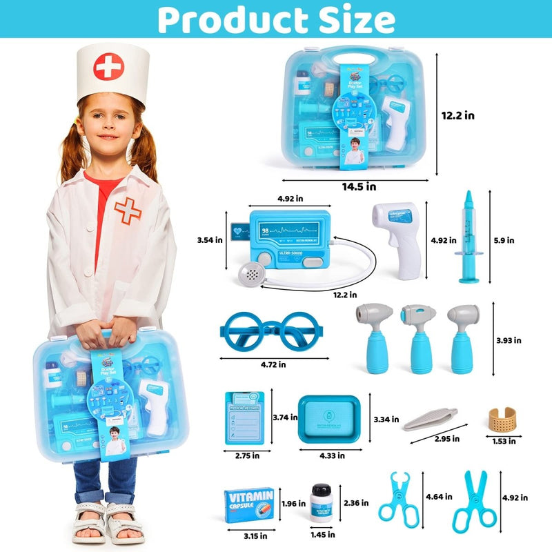 Kids Doctor Kit Pretend Play Set | PopFun