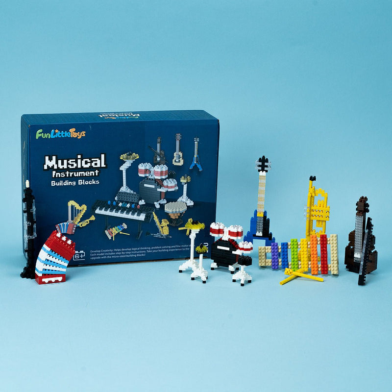 Music Themed Mini Building Blocks l PopFun