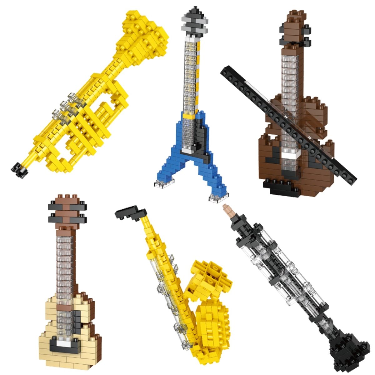 Music Themed Mini Building Blocks l PopFun