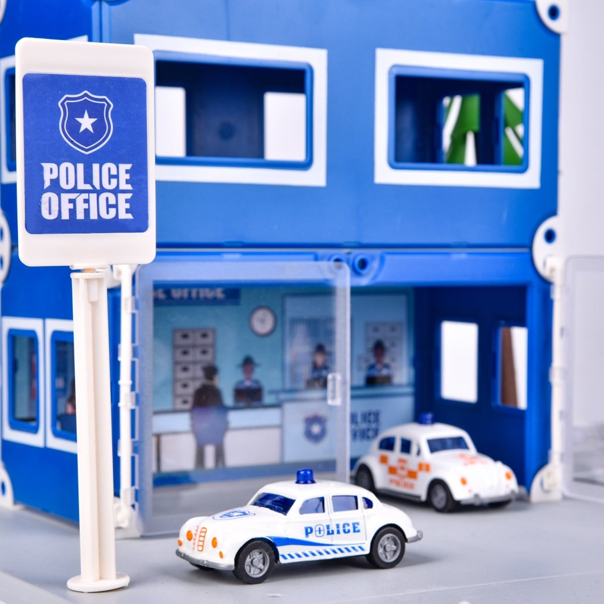 Police Station Building Kit|PopFun