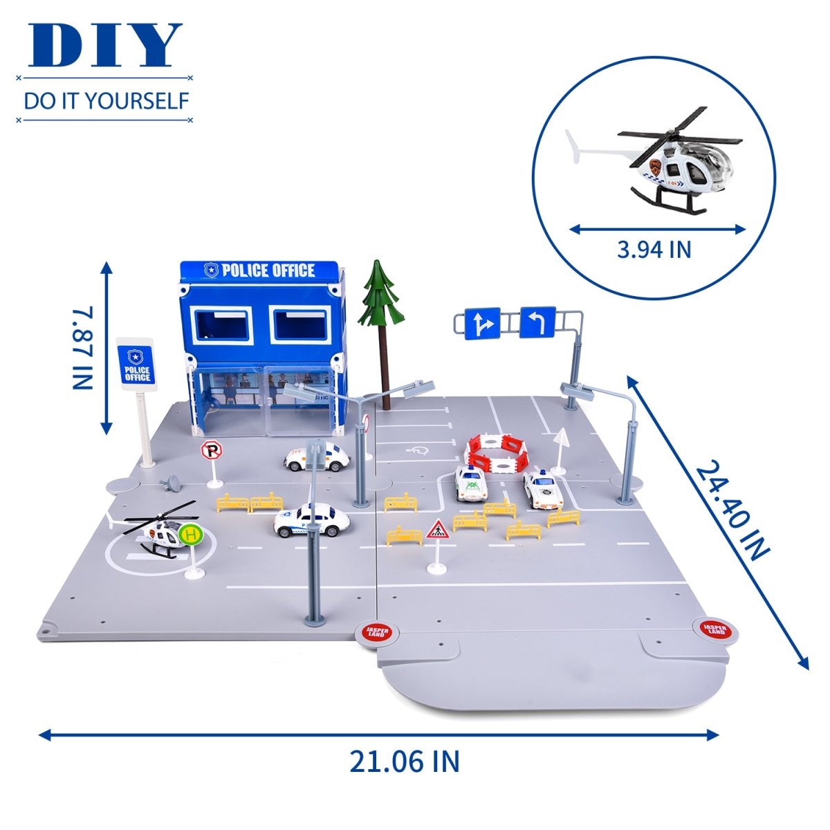 Police Station Building Kit|PopFun