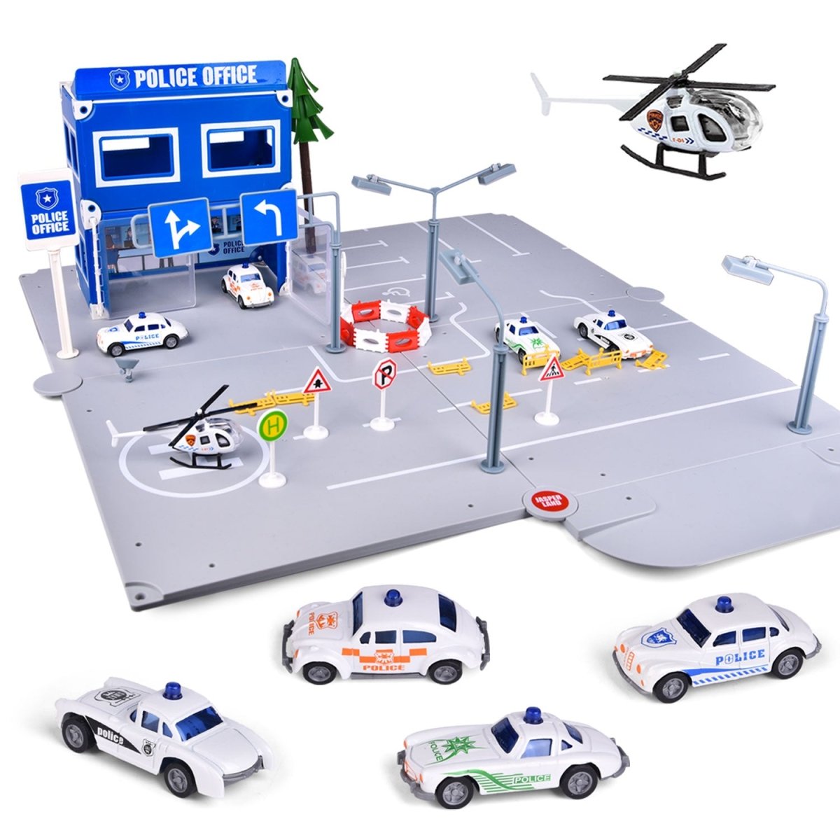 Police Station Building Kit|PopFun