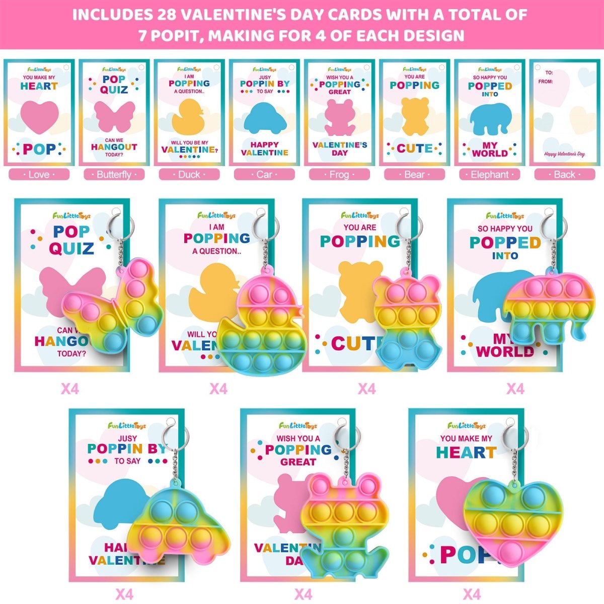 Pop It Valentines Toys and Cards for Kids | PopFun